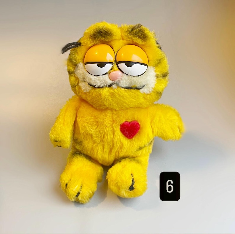 Vintage Garfield Plush, CHOOSE YOUR OWN, Retro 80's Garfield Plush ...