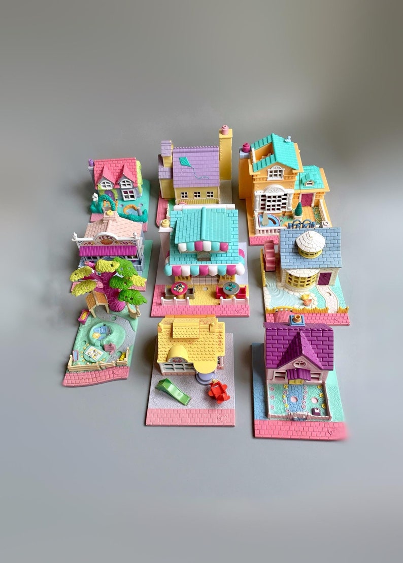 Vintage Polly Pocket Houses, CHOOSE YOUR OWN, Original Polly Pocket, 90 ...