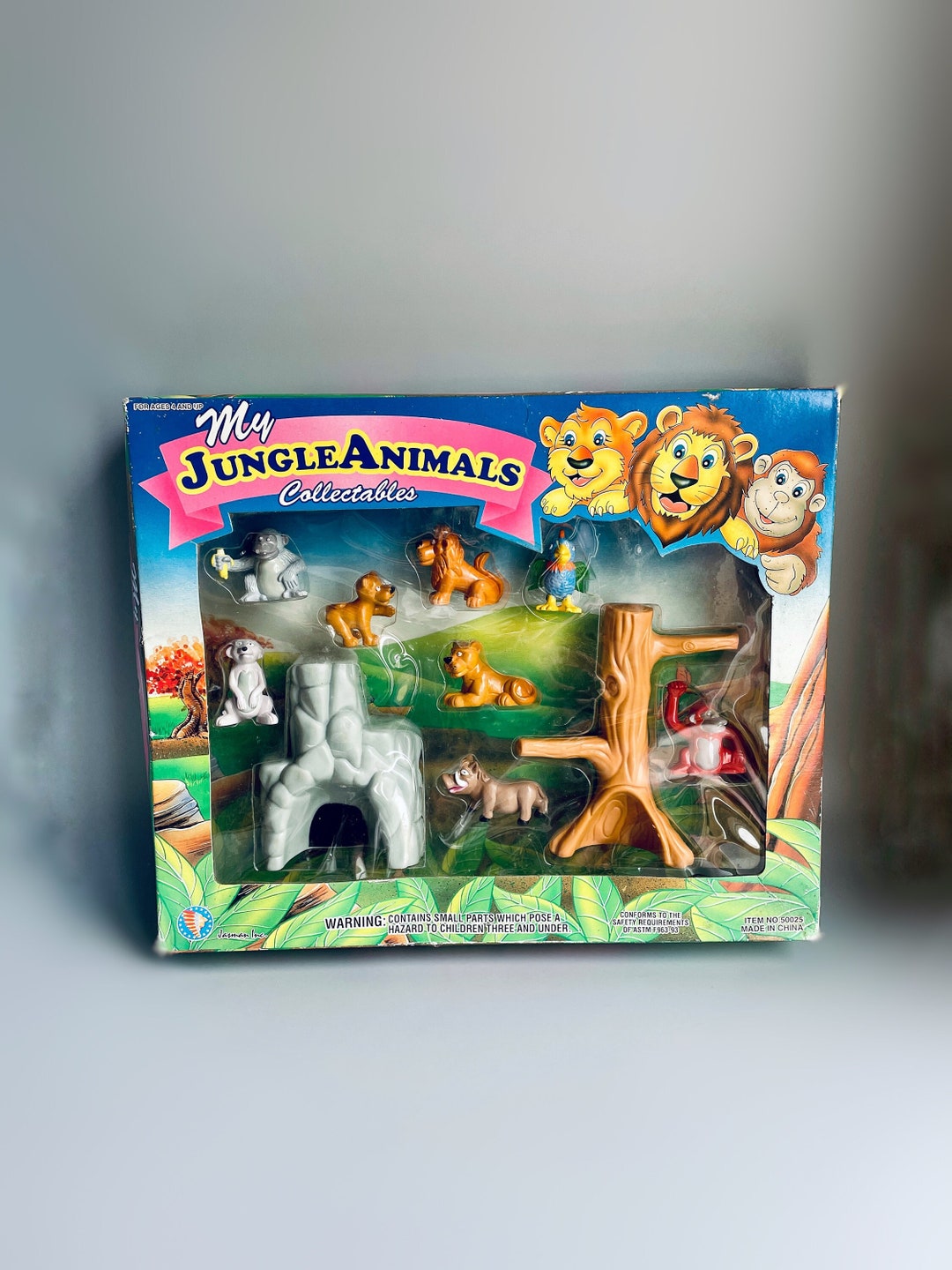 My Jungle Animals Mini Toy Set Vintage 90's Toys Tiny - Etsy