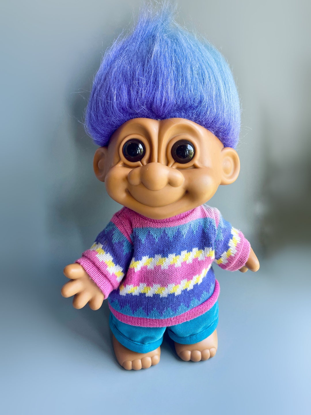 GIANT Russ Troll Extra Large Purple Sweater Troll 17 Troll / - Etsy