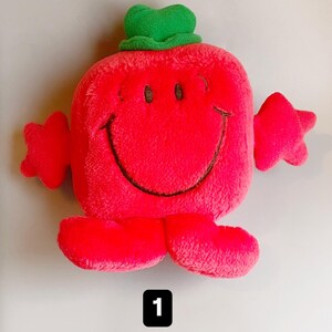 Mr Men Plush, CHOOSE YOUR OWN, Mr Happy Golden Bear 90's Retro Mr Men ...