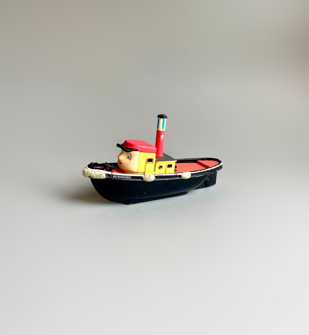 Theodore Tugboat SUNSHINE, ERTL Diecast Model Tug Boat, Thomas the Tank ...