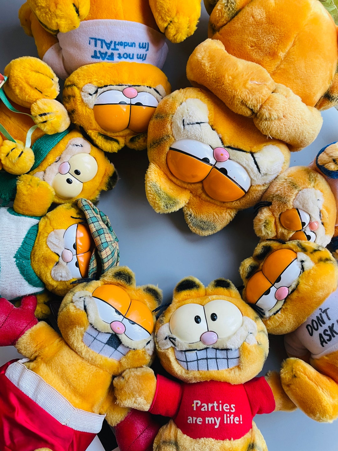 Vintage Garfield Plush, CHOOSE YOUR OWN, Retro 80's Garfield Plush ...