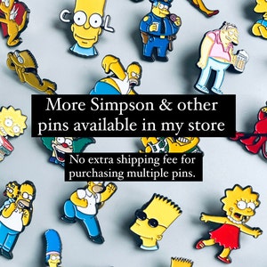 90's Lisa Simpson Pin Badges, True Vintage 1997 Matt Groening Fox Lisa ...