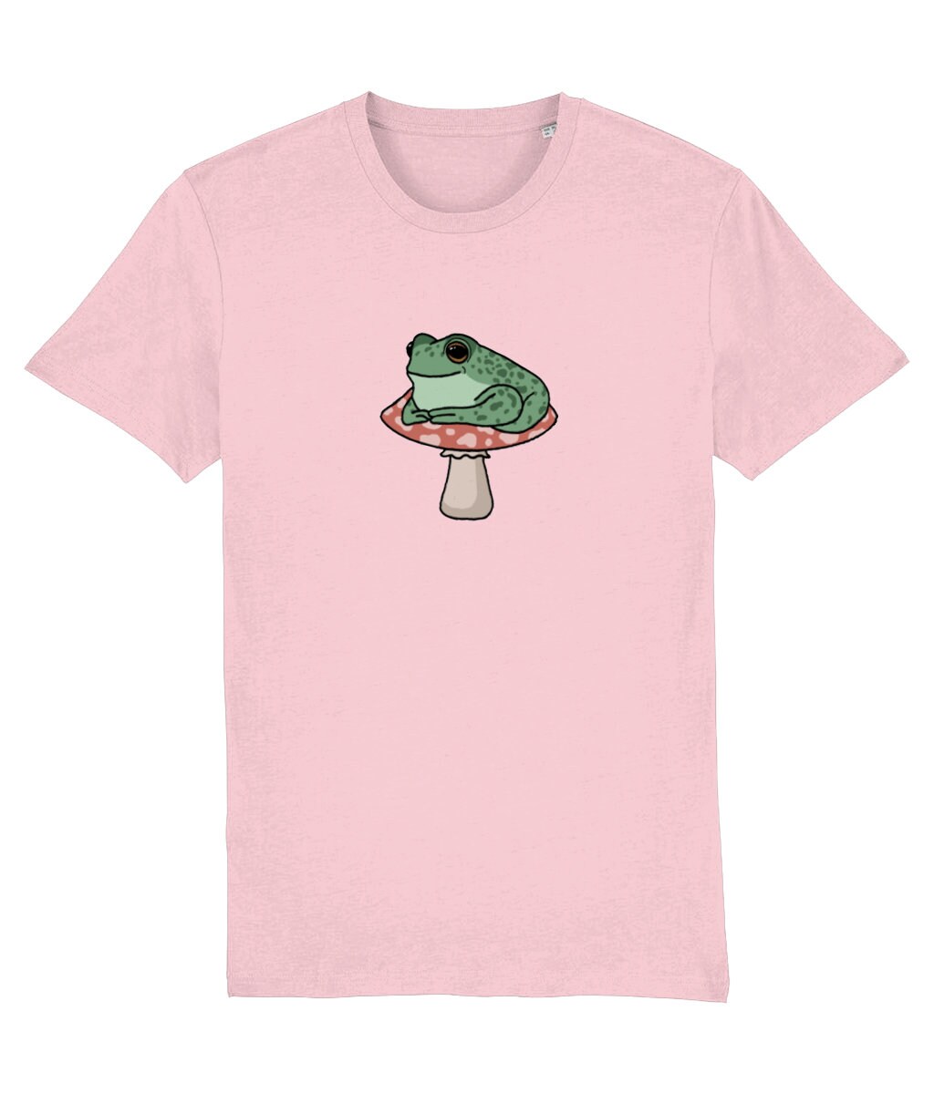 Frog T-Shirt Cute Toadstool Nature Natural | Etsy