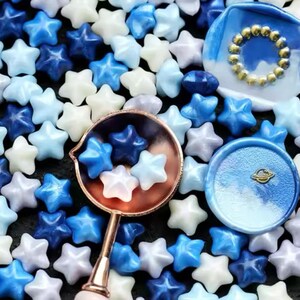 120pcs Macaroon Dopamine Ins Star Shape Stamp Seal Wax, Diy Craft Dream ...