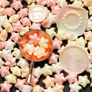 120pcs Macaroon Dopamine Ins Star Shape Stamp Seal Wax, Diy Craft Dream ...