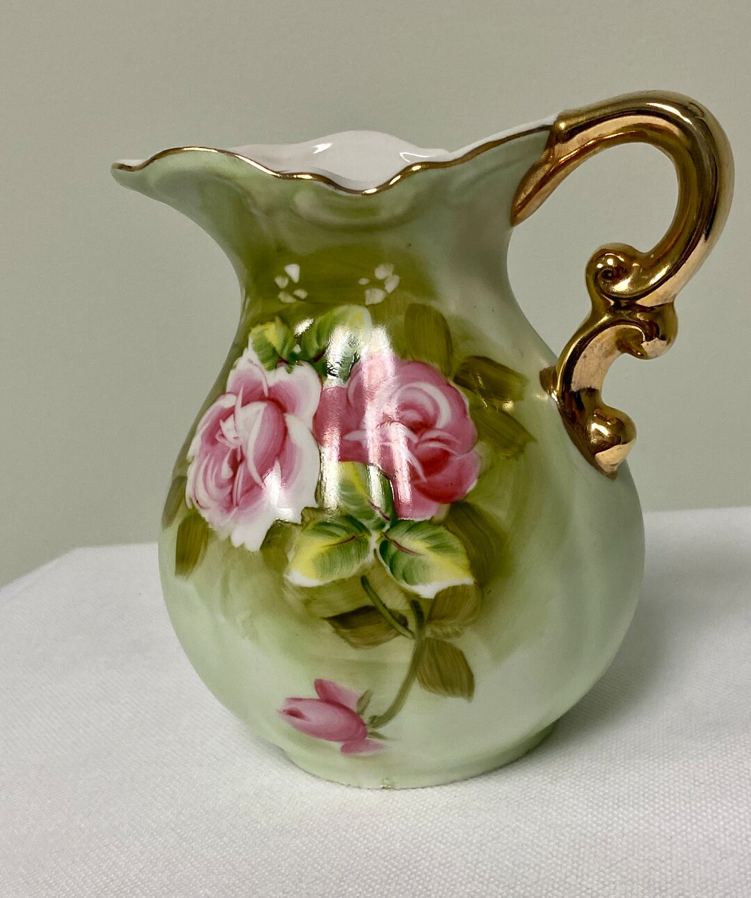 Vintage Lefton China Pitcher - Etsy
