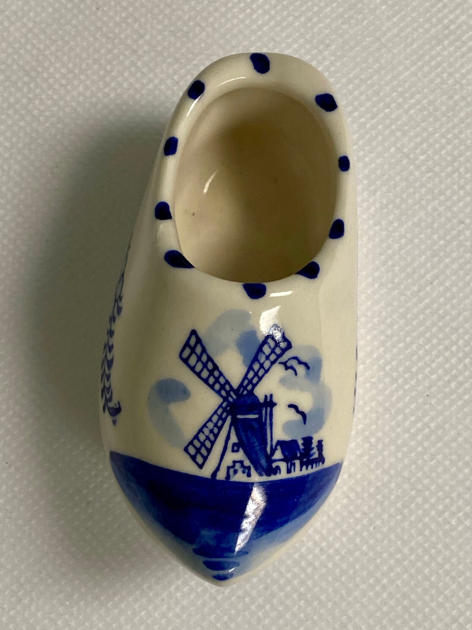 Vintage Delft Blue Dutch Shoe - Etsy