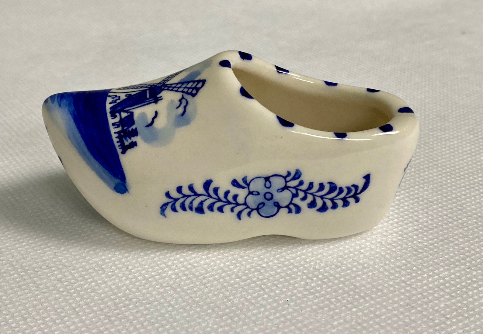 Vintage Delft Blue Dutch Shoe - Etsy