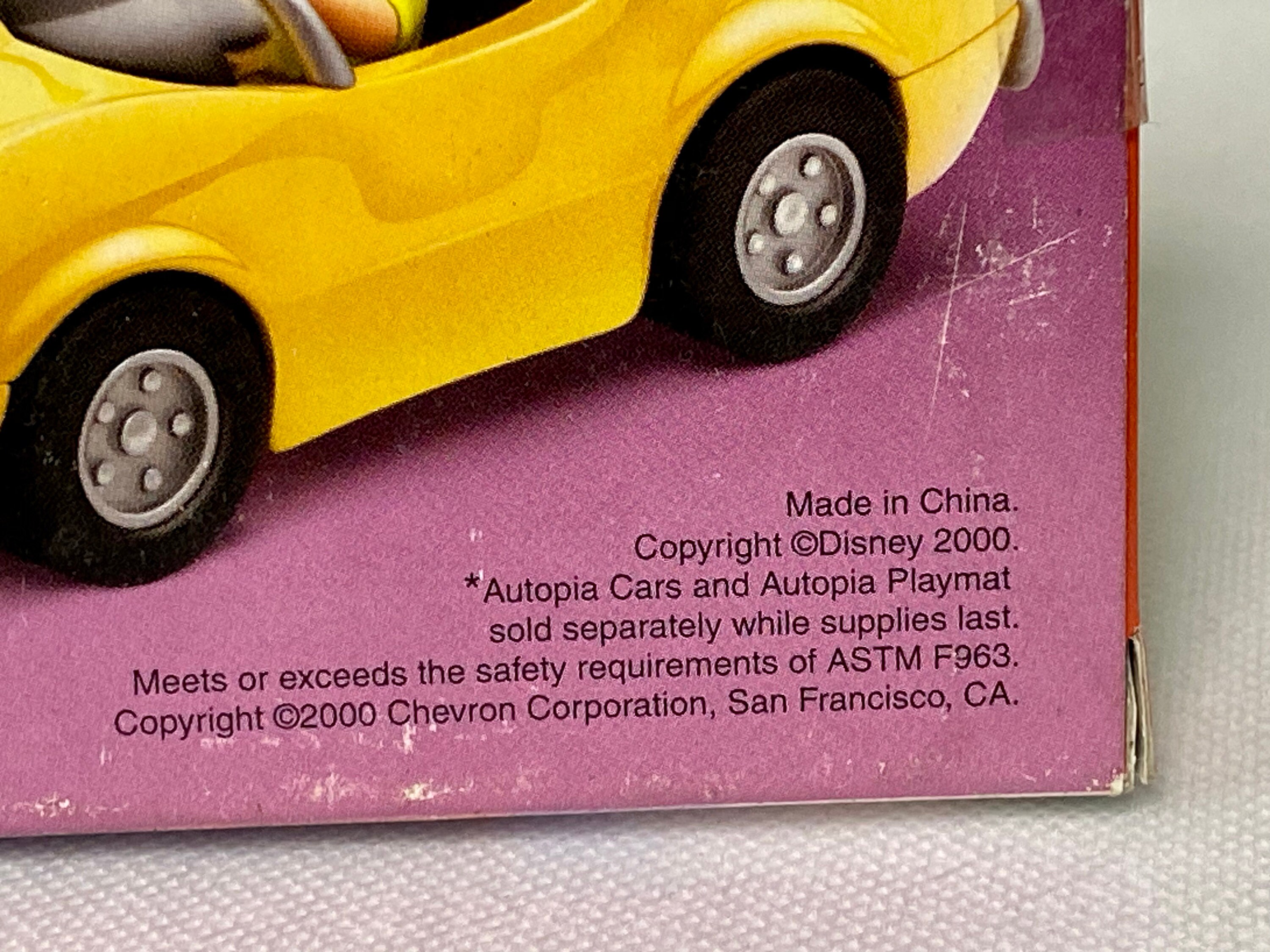 Disney Autopia Car by Chevron NIB - Etsy