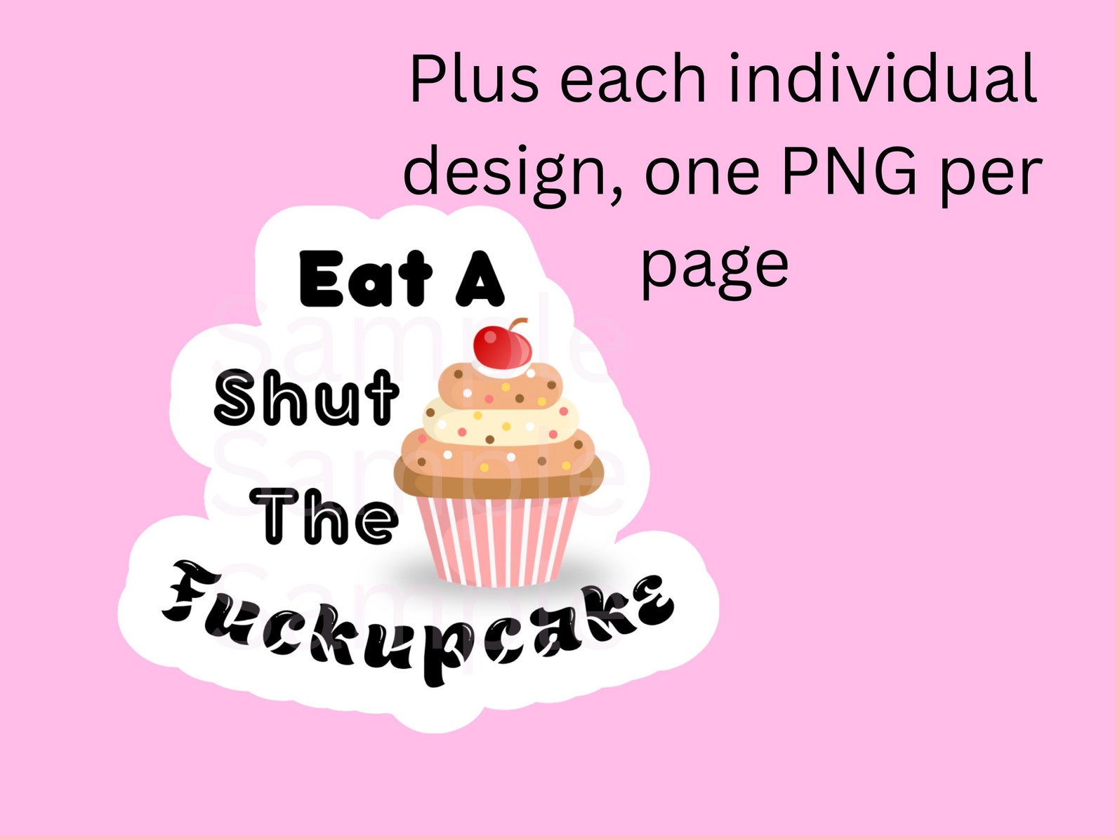 Curse Word Stickers, Printable Swear Word Stickers Download, PNG ...