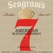 Seagram's 7 Bottle and Neck Label, Seagram's 7 PNG, Seagram's 7 ...