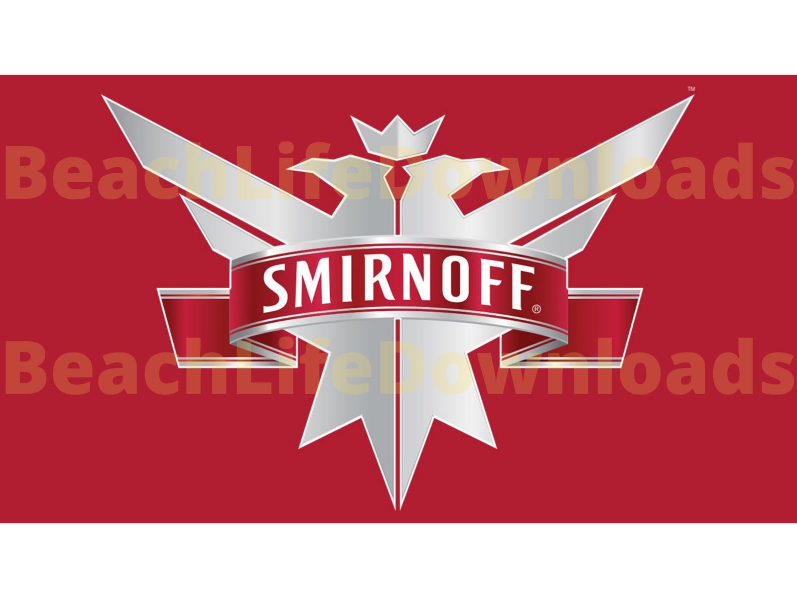 Four Smirnoff Vodka Bottle Labels Transparent and Background - Etsy