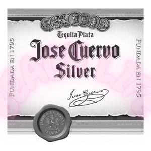 6 Jose Cuervo Silver Tequila Bottle Labels Jose Cuervo Tequila PNG ...