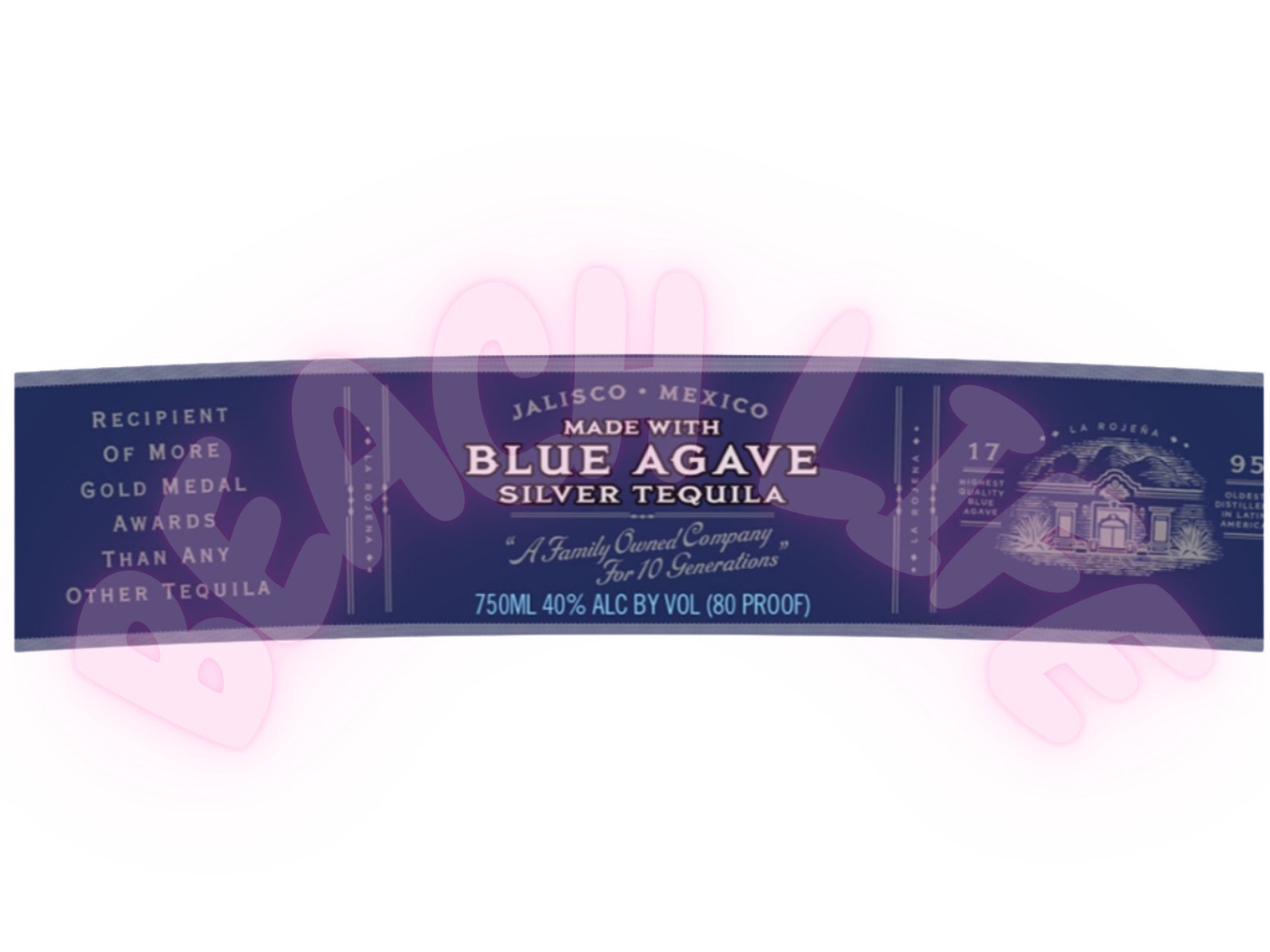 6 Jose Cuervo Silver Tequila Bottle Labels Jose Cuervo - Etsy