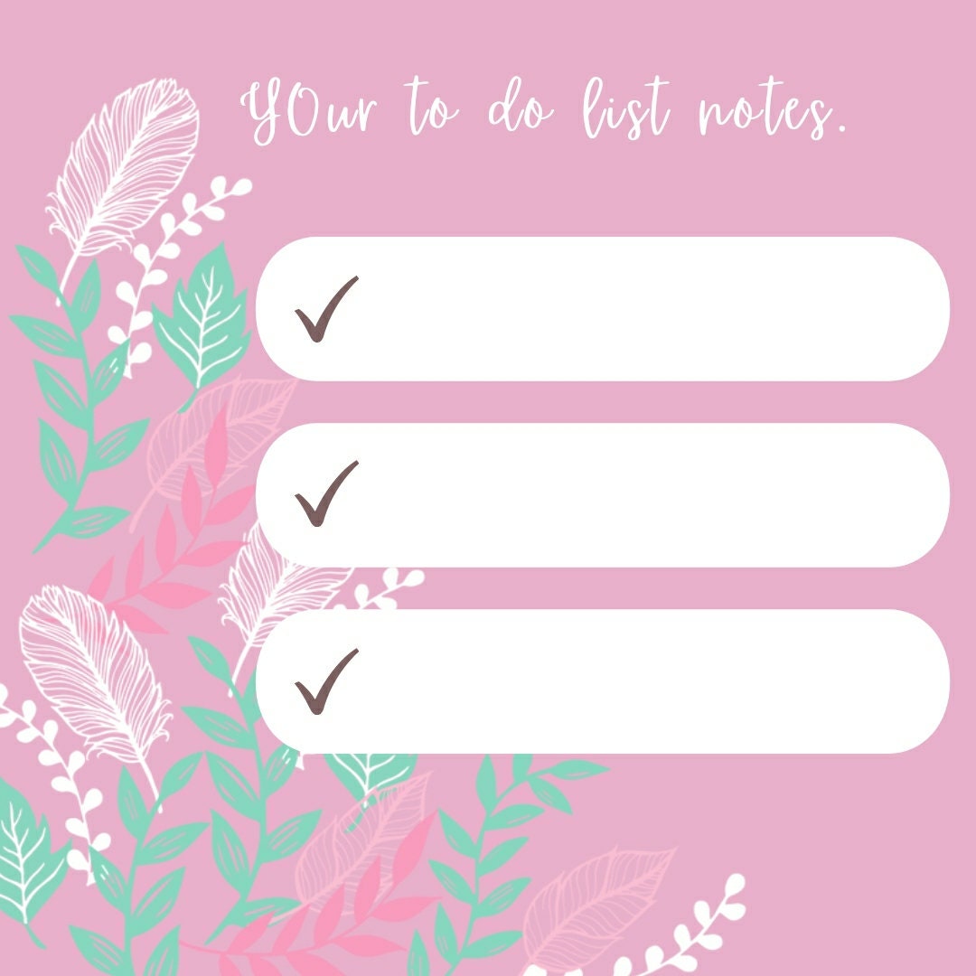 To Do List Templates - Etsy