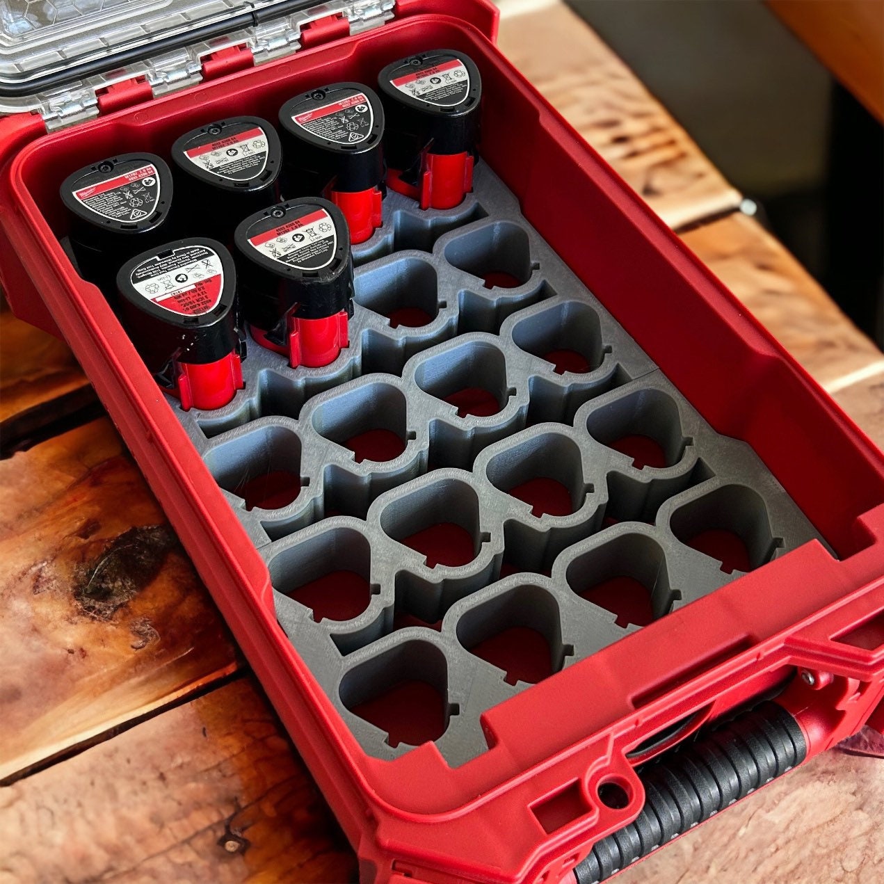 Milwaukee Packout 3D Printed Insert for M12 Batteries - Etsy UK