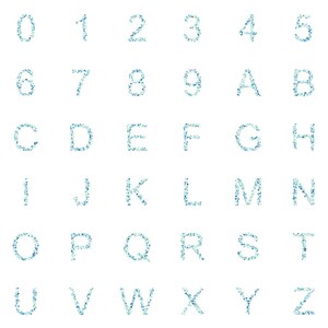 Letters, Numbers, Alphabet, Digital, Template, Pattern, Design Template ...