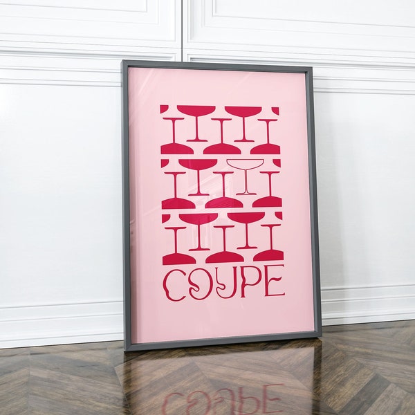 Champagne Poster - Etsy