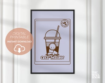 Cute Boba Poster - Etsy