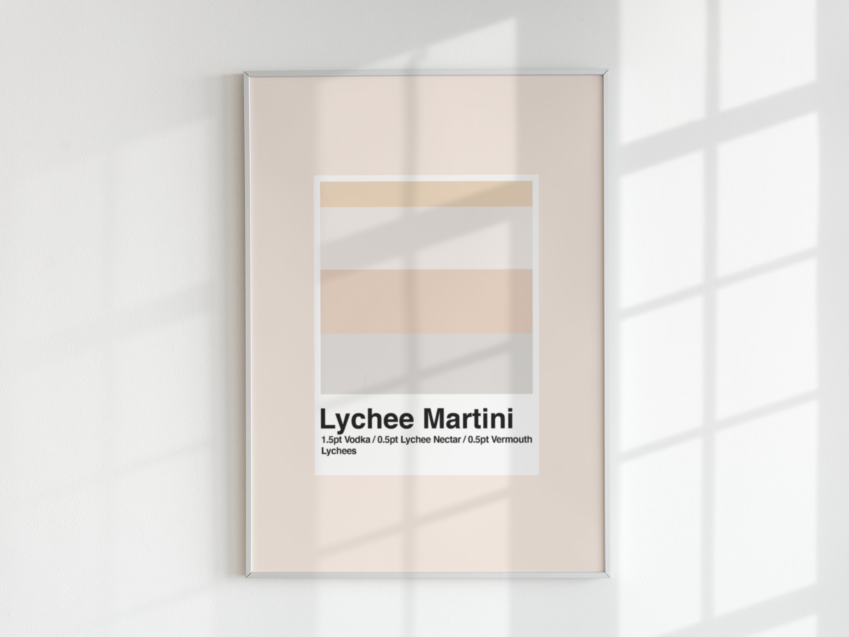 Lychee Martini Printable Cocktail Digital Wall Art Pantone Cocktail ...