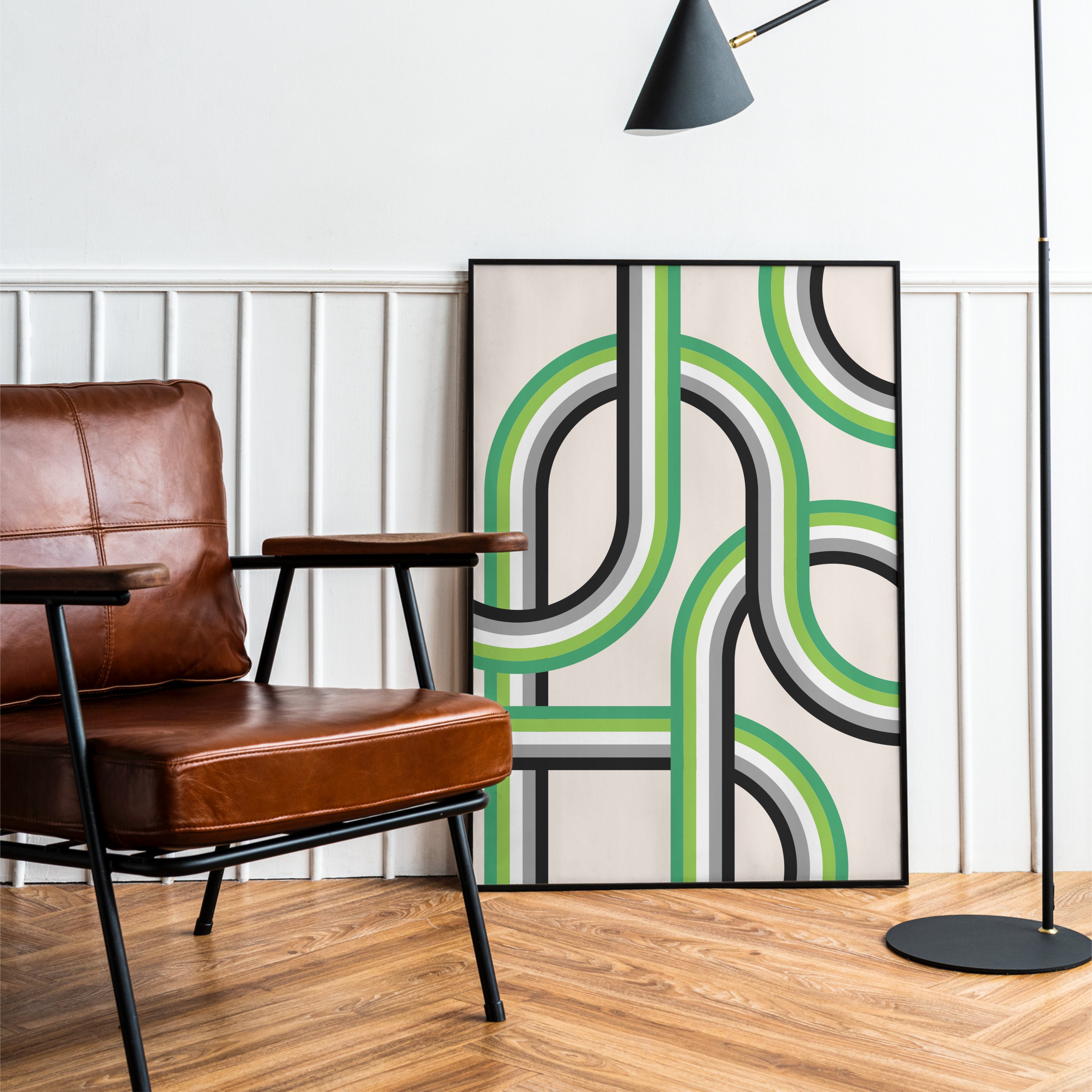 Subtle Aromantic Pride Wall Art, Aro Pride Poster, LGBTQ Retro Wall ...