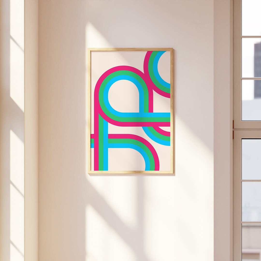 Polysexual Pride Wall Poster, Subtle Poly Home Decor, Polysexual Wall ...