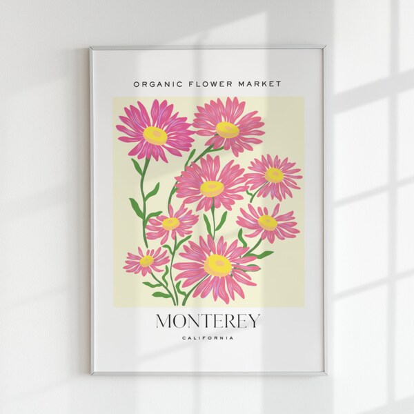 Flower Market Poster - Etsy