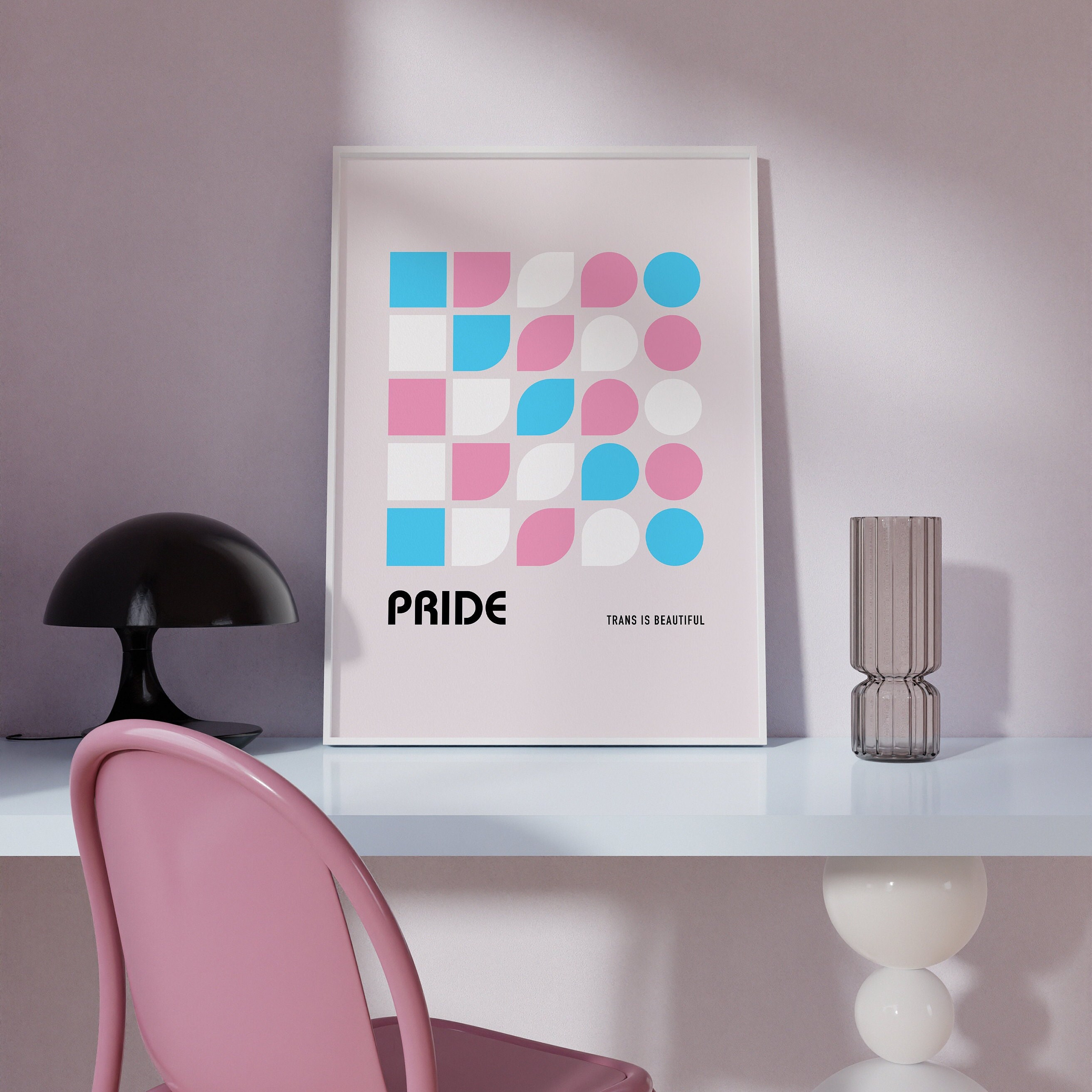 Trans Pride Digital Art Transgender Flag Printable LGBTQ2 - Etsy