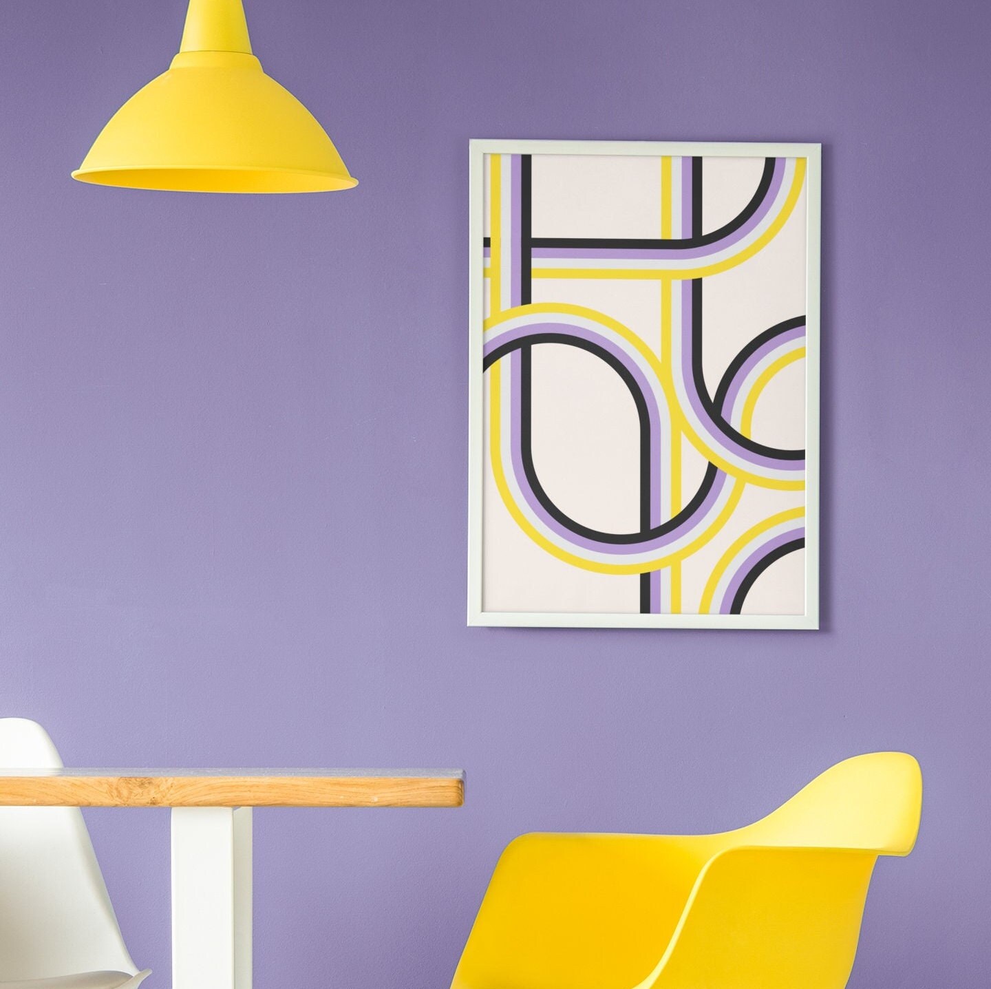 Non-binary Digital Wall Art Printable LGBTQIA Flag Colours - Etsy