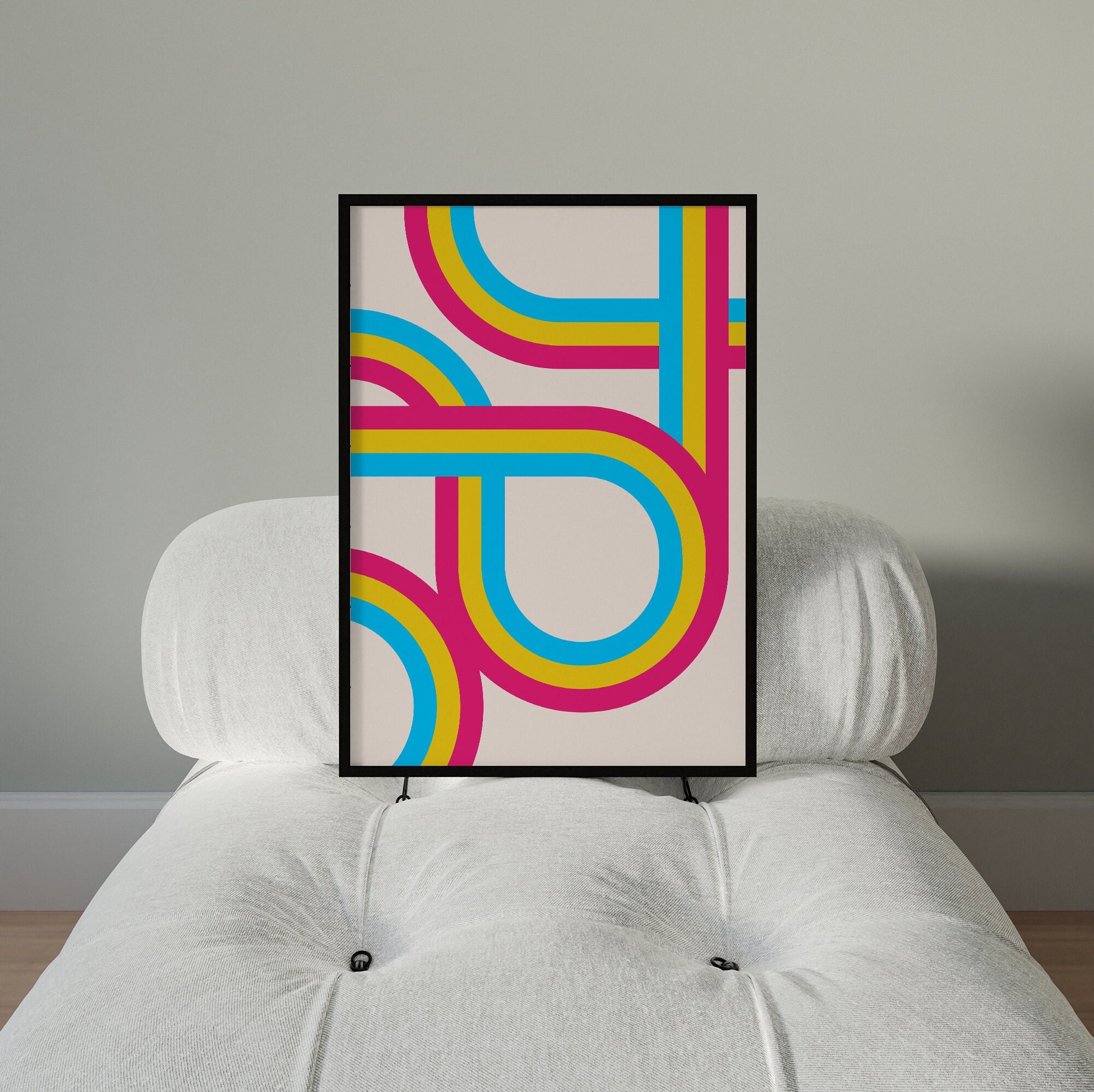 Pansexual Pride Wall Print, Pan Flag Art, Birthday Gift Pansexual ...