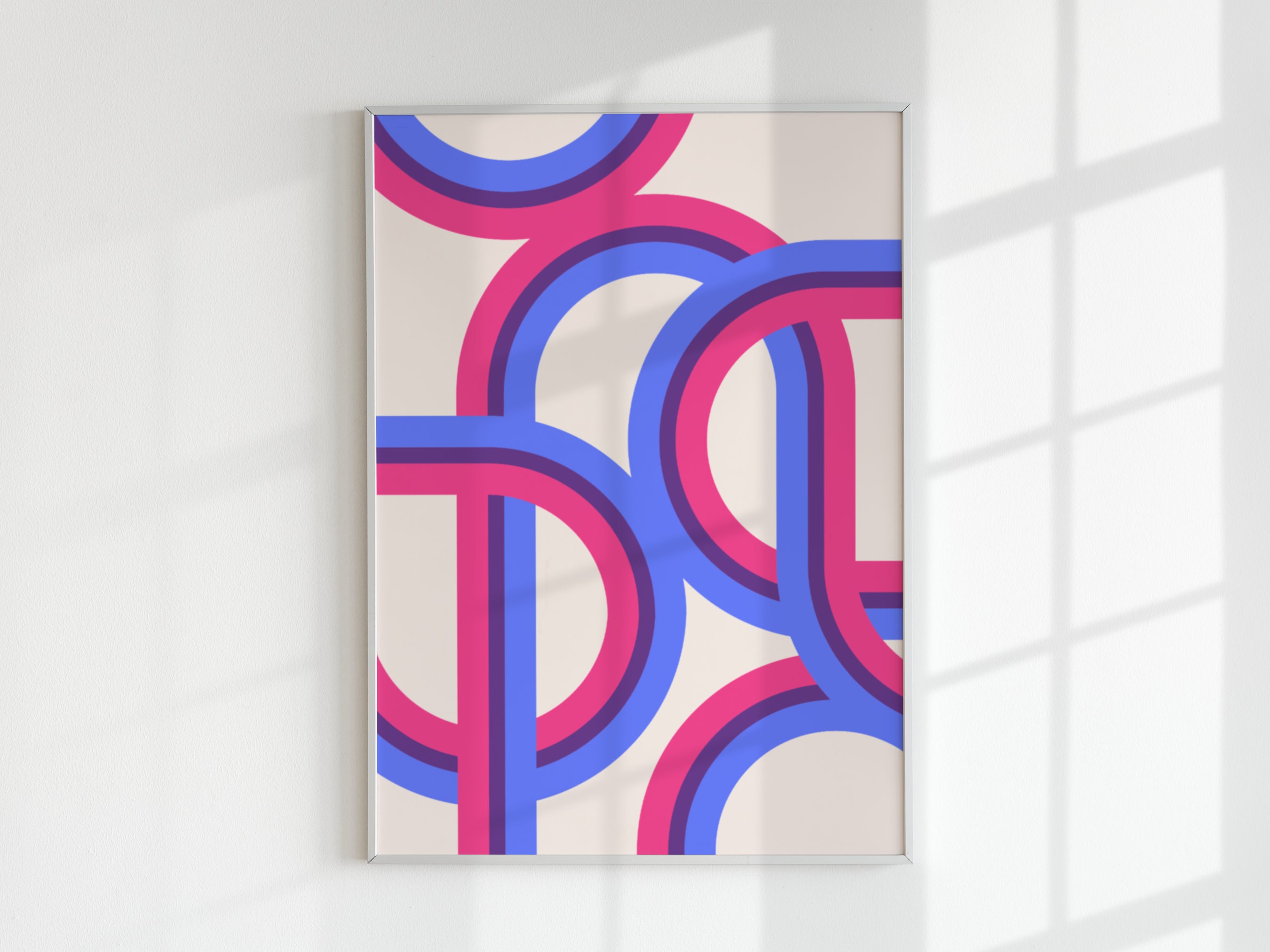 Bisexual Pride Digital Wall Print LGBTQ Bi Flag Decor Bi - Etsy