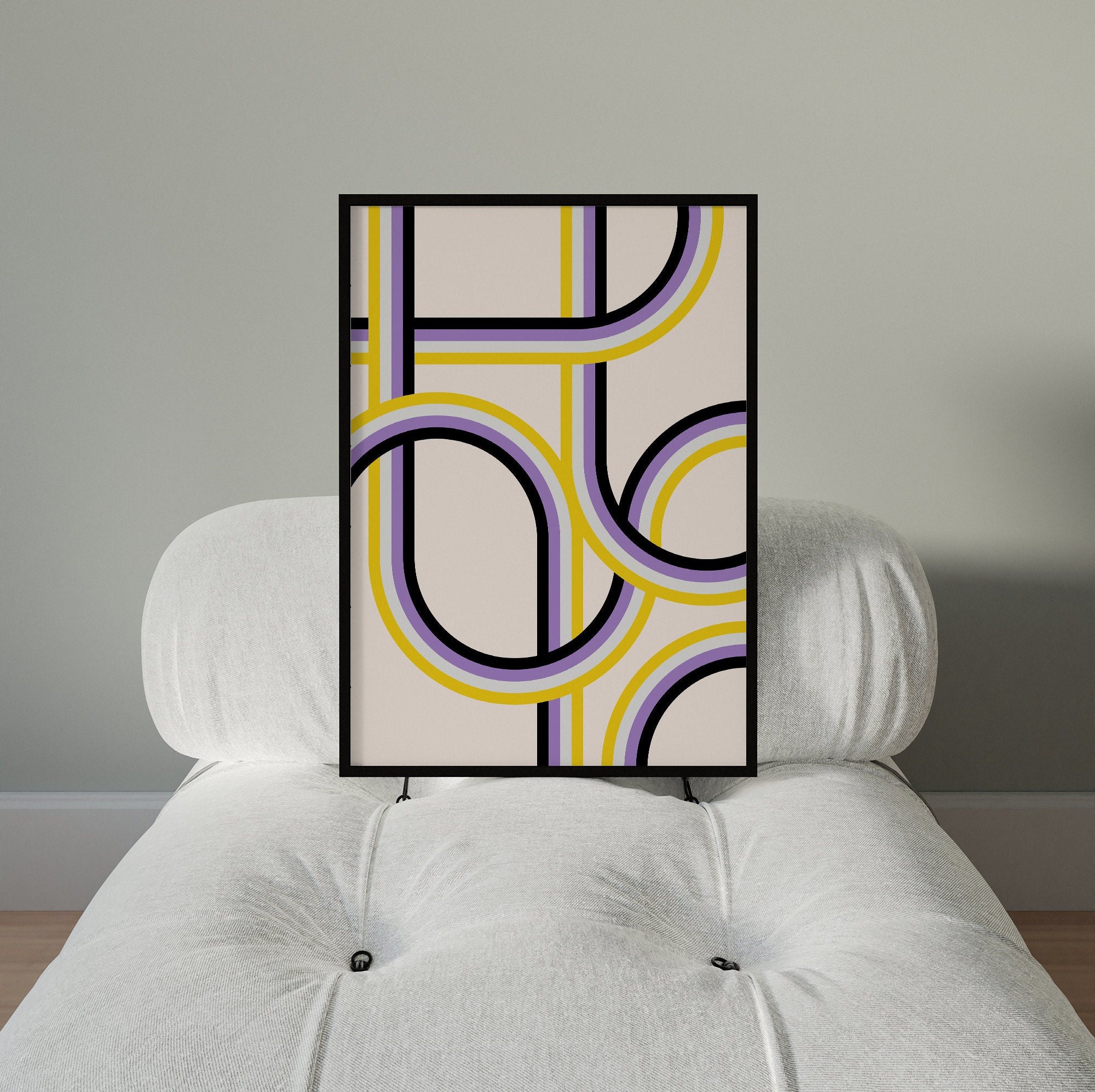 Non-binary Digital Wall Art Printable LGBTQIA Flag Colours - Etsy