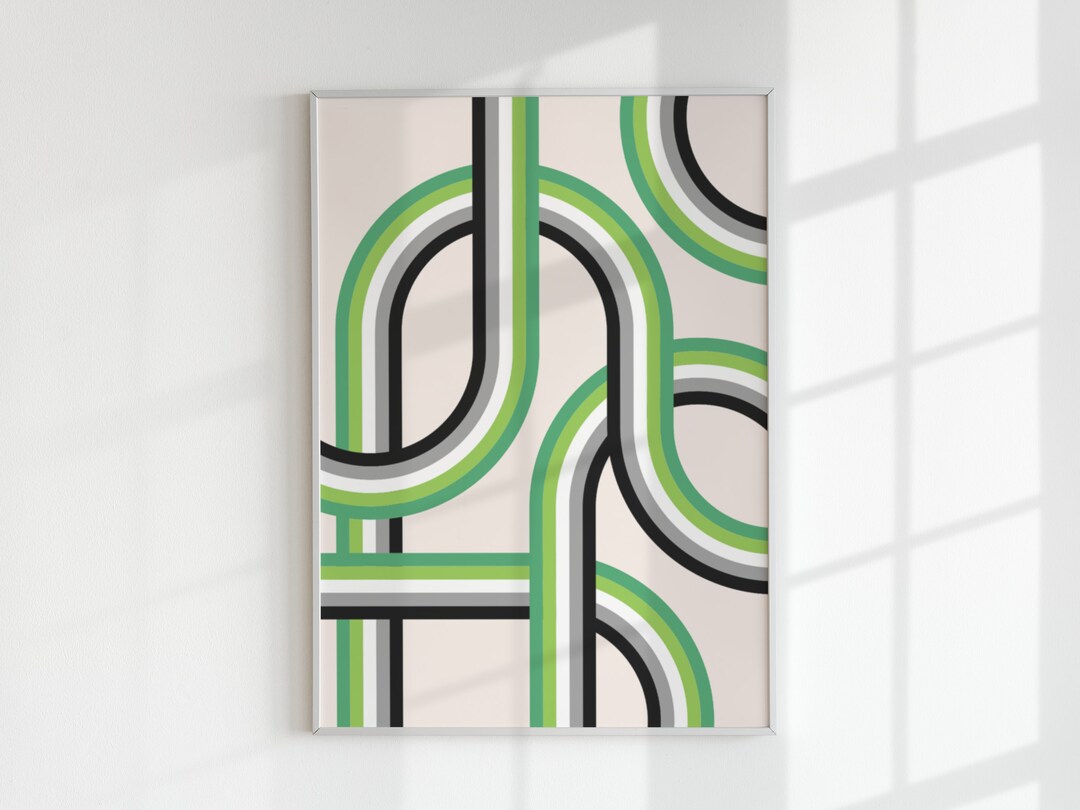 Aromantic Pride Digital Print | Pride Month Poster | LGBTQ+ Flag ...
