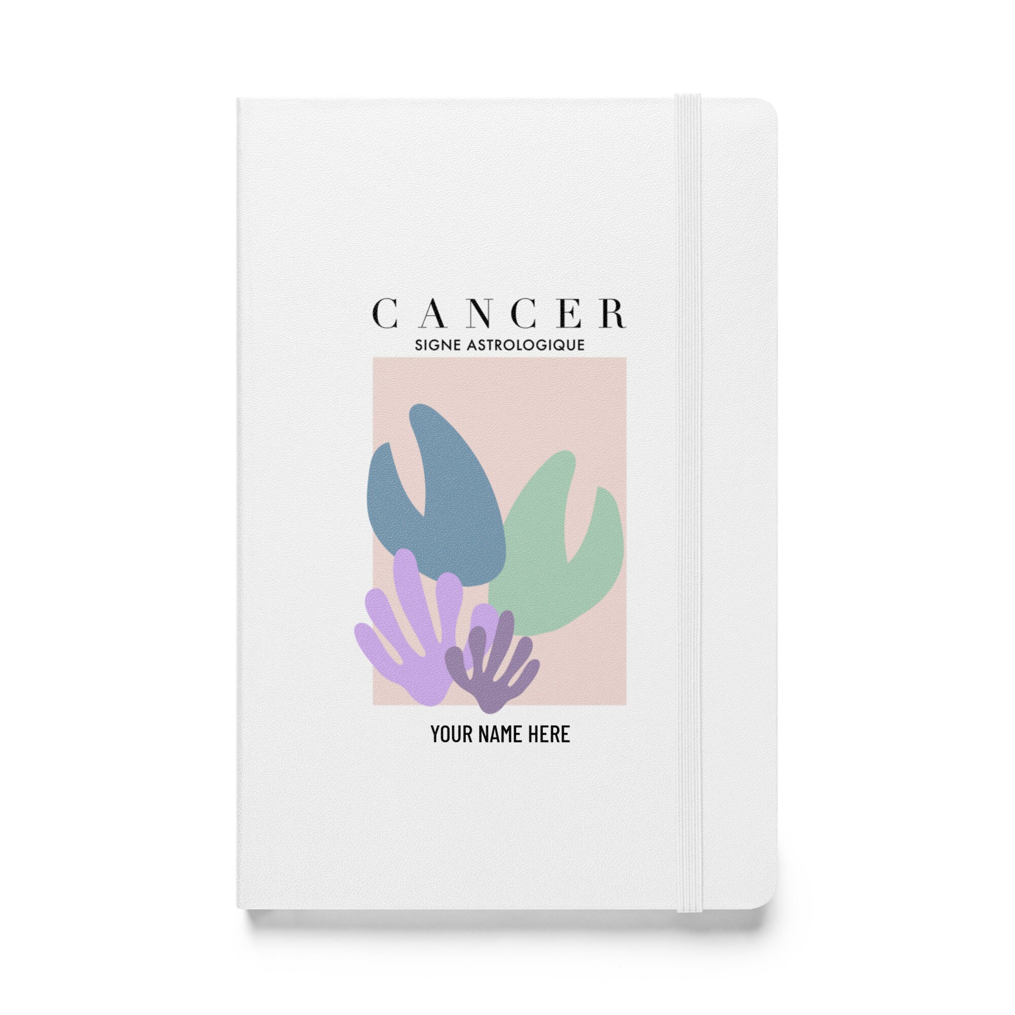 Personalized Cancer Sign Diary Custom Name Zodiac Hardcover - Etsy
