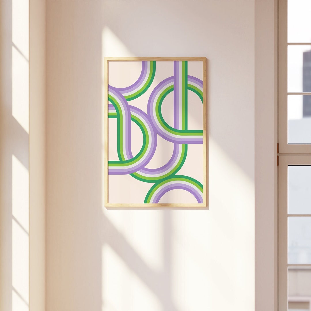 Genderqueer Wall Print, Subtle LGBTQ+ Wall Print, Minimal Queer Pride ...