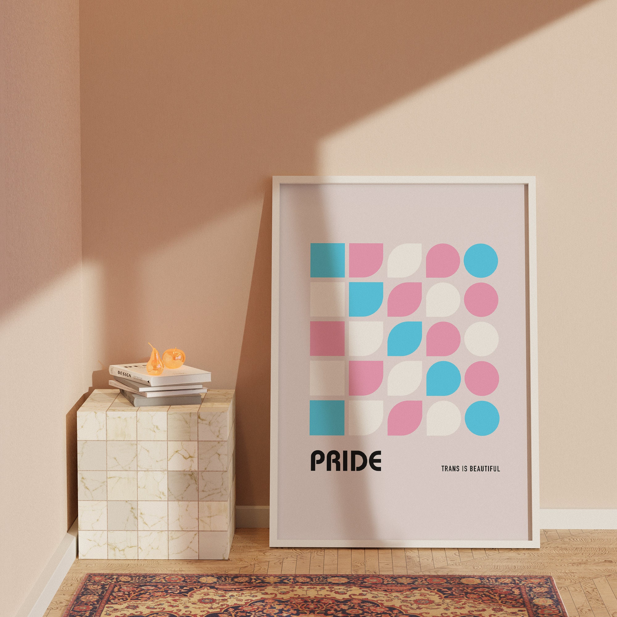 Trans Pride Poster Transgender Flag Wall Art. Pride Decor - Etsy