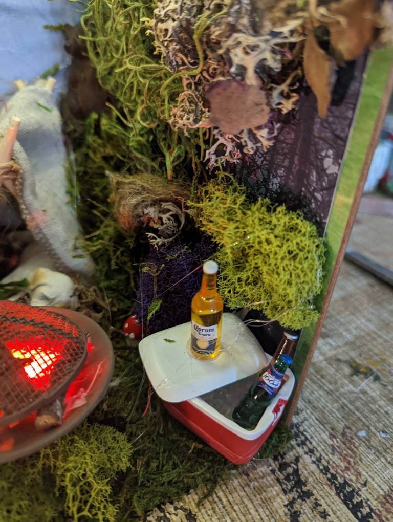 Camping Book Nook, Fairy Book Nook, Wilderness Book Nook, National ...