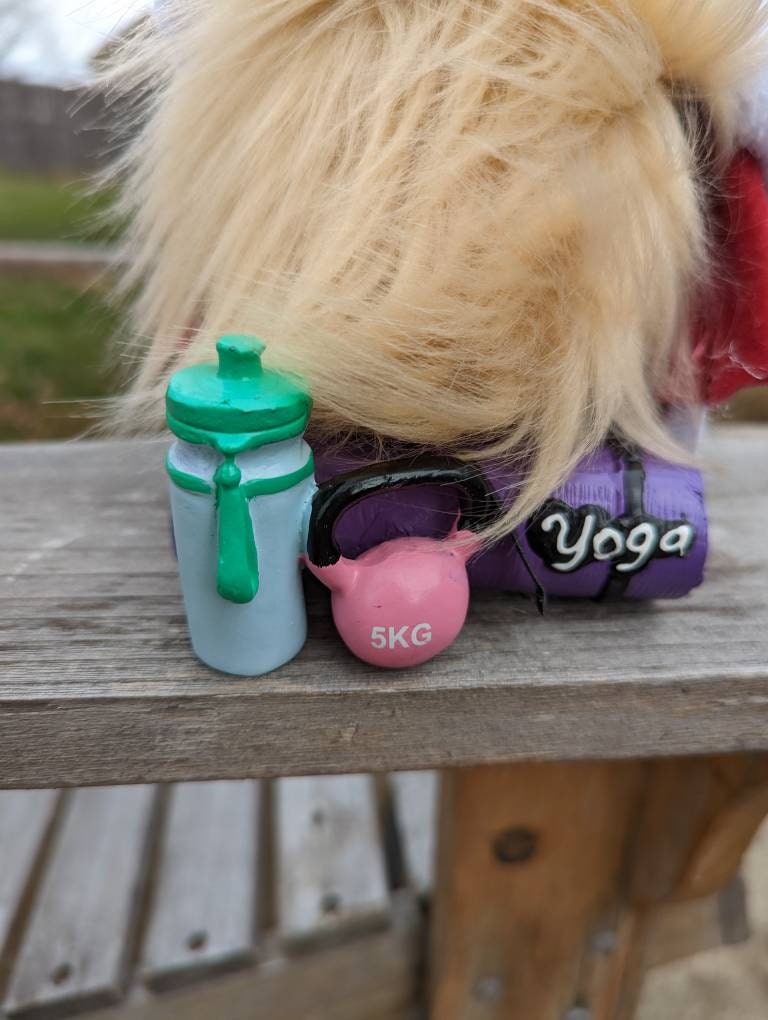 Yoga Gnome Exercise Gnome Weight Lifter Gnome Gym Gnome - Etsy