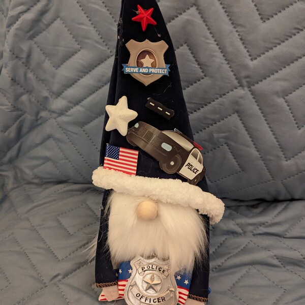 Police Officer Gnome - Etsy