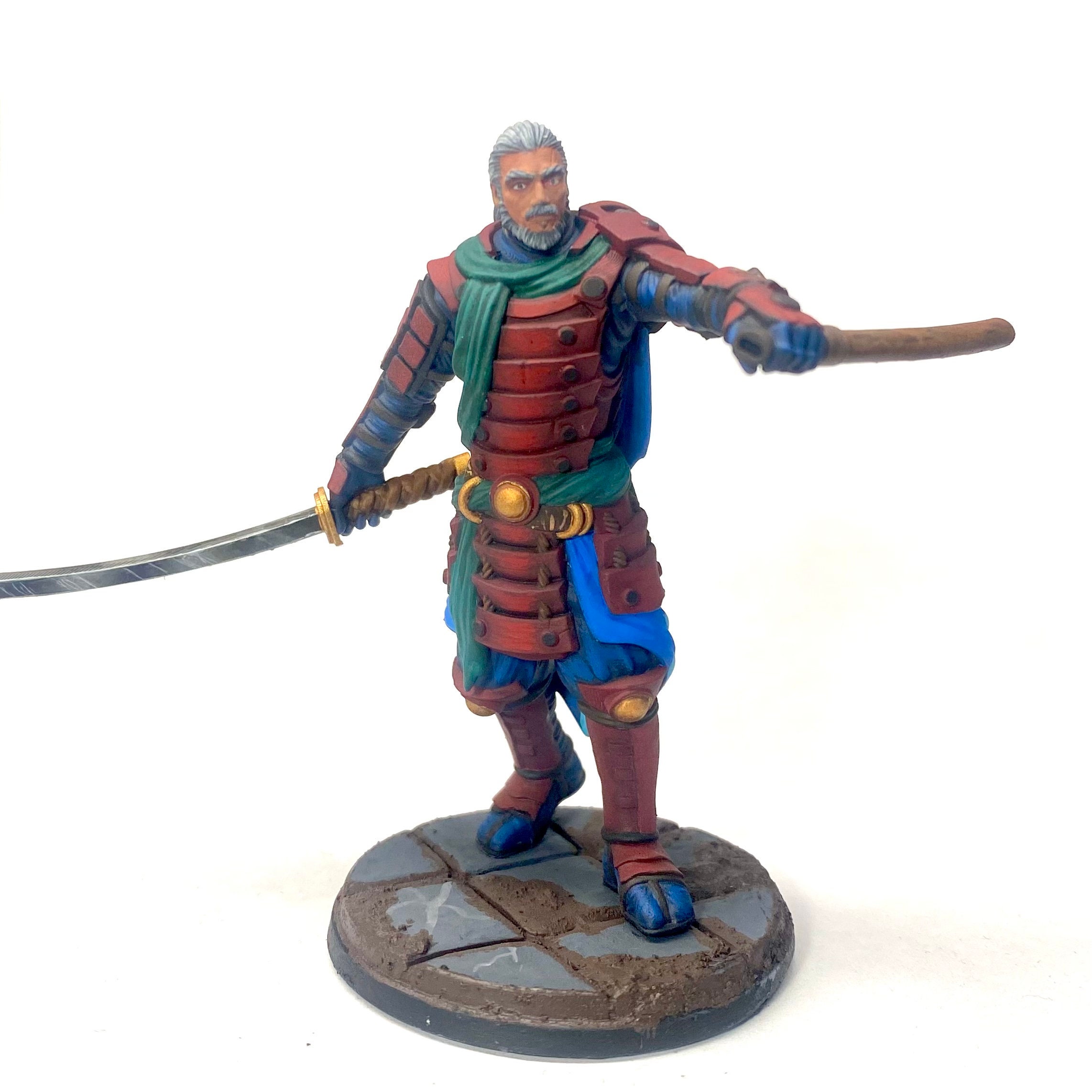 Samurai Miniature Painted - Etsy