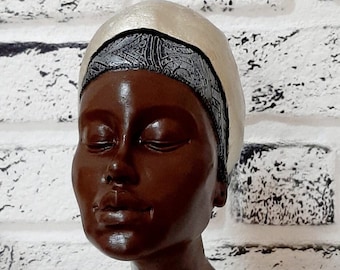 African Statue Head - Etsy