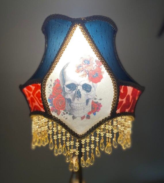 Victorian Skull Sugar Shade | Etsy