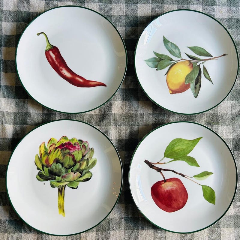 Small Funky Plate - Etsy UK