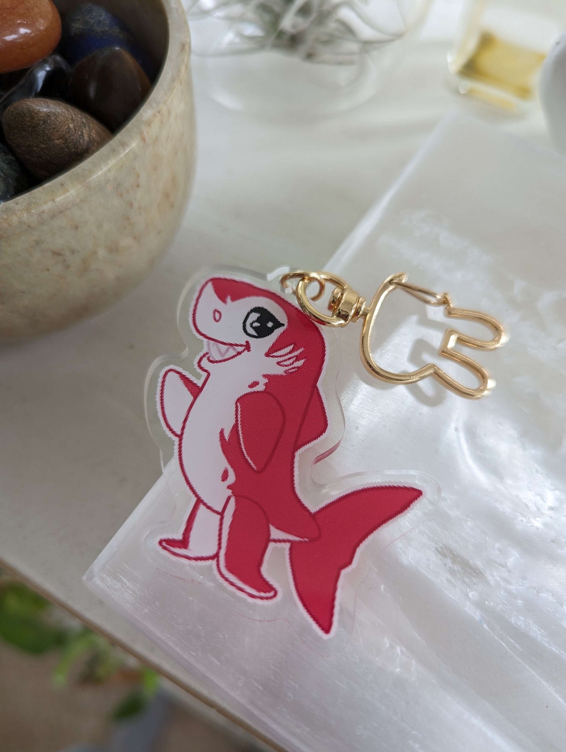 Nimona Shark Acrylic Keychain - Etsy