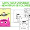 Color Monster Coloring Book for Kids | Feeling Monster Coloring Pages ...