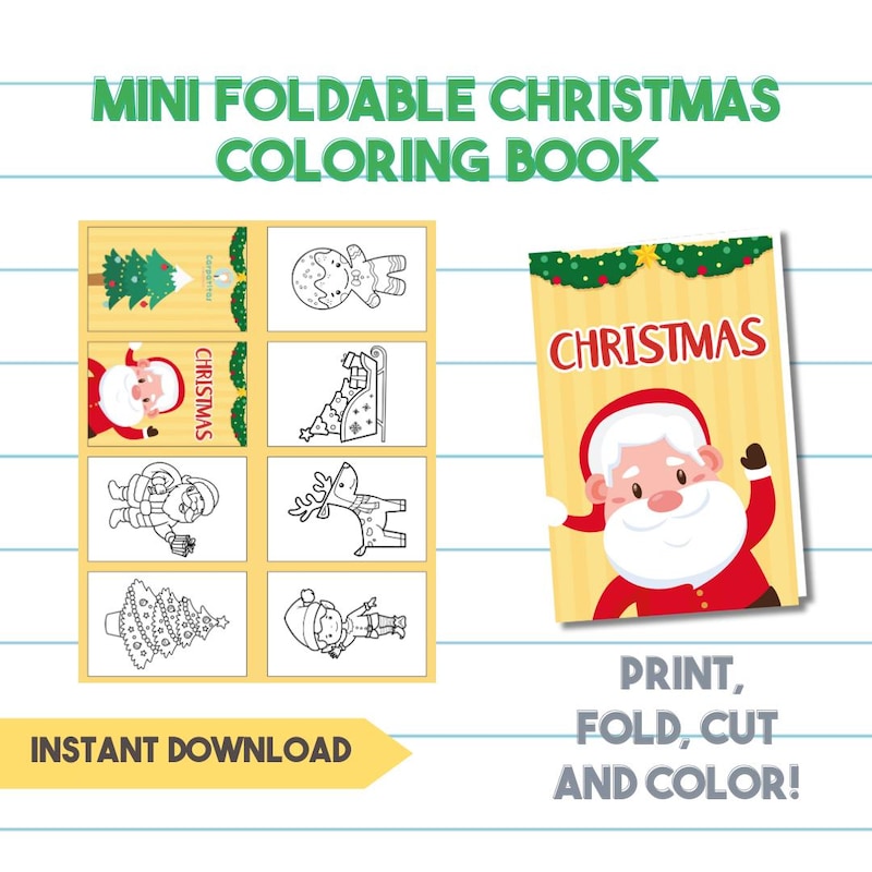 Mini Coloring Book - Etsy