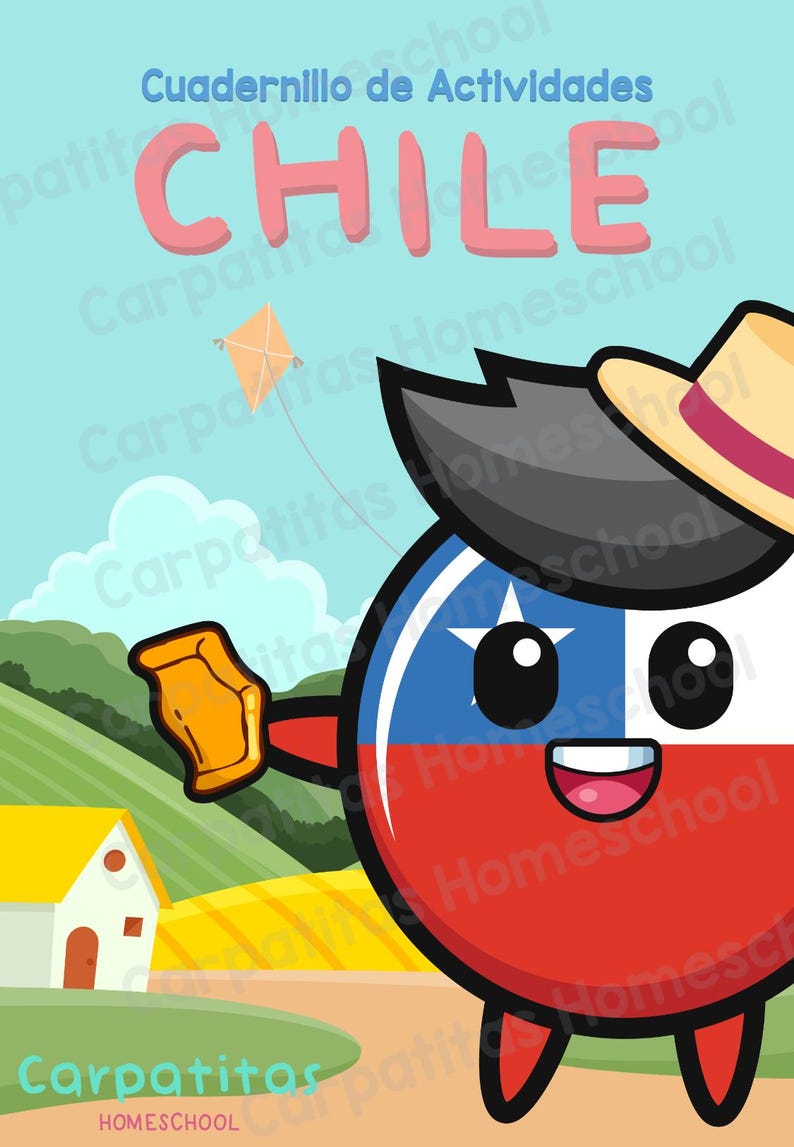 Chile Activity Book for Kids Printable PDF With Chile Activities ...