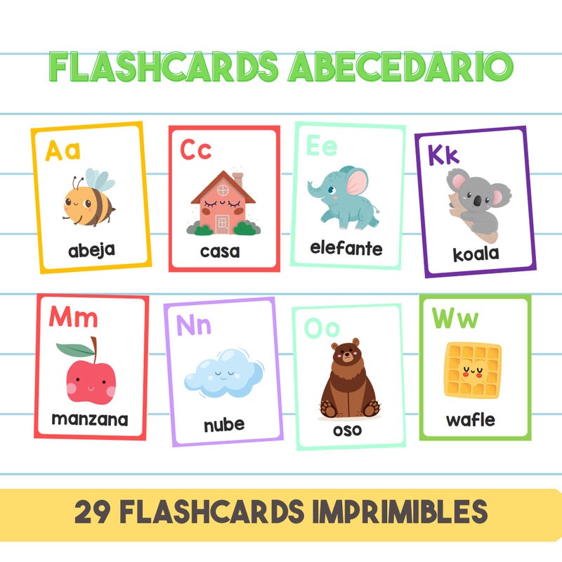 Spanish Alphabet - Etsy